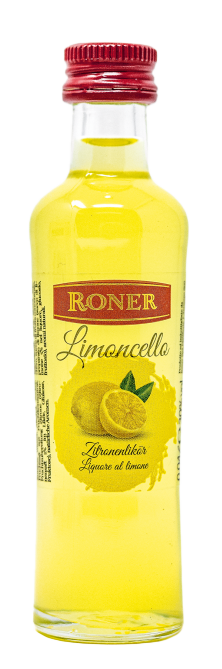 Liquore limoncello Mignon Roner Distilleria I Meraner Weinhaus